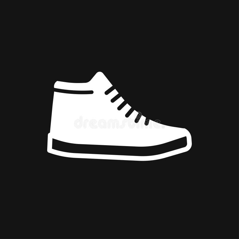 Sneakers Icon Vector Sign Symbol for Design Stock Illustration ...