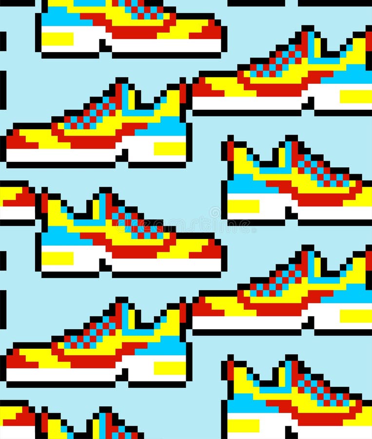 Pixel Art Shoes Stock Illustrations – 107 Pixel Art Shoes Stock ...