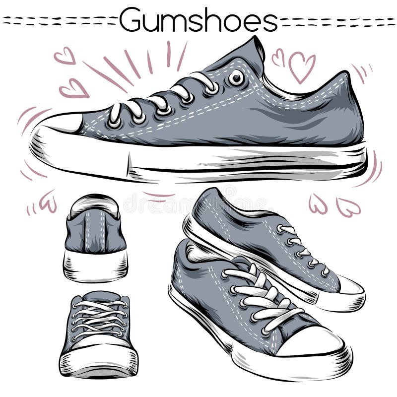 Different Angles Shoes Stock Illustrations – 36 Different Angles Shoes ...