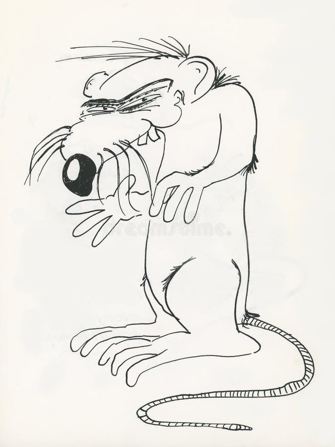 Evil rat stock vector. Illustration of rodent, parasitic - 47762520