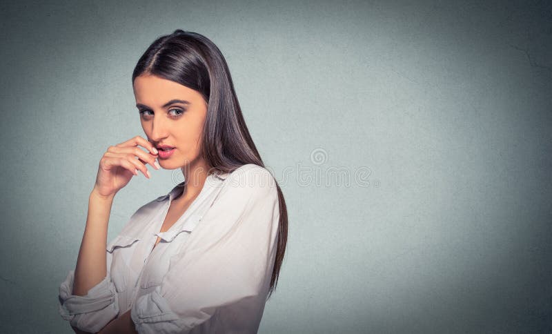 Sneaky woman stock image. Image of plan, faces, people - 37974113