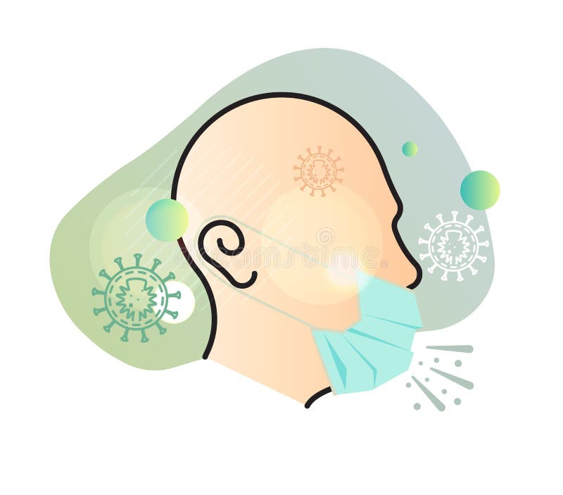 Sneeze - Common Cold and Flu - Icon Stock Illustration - Illustration ...