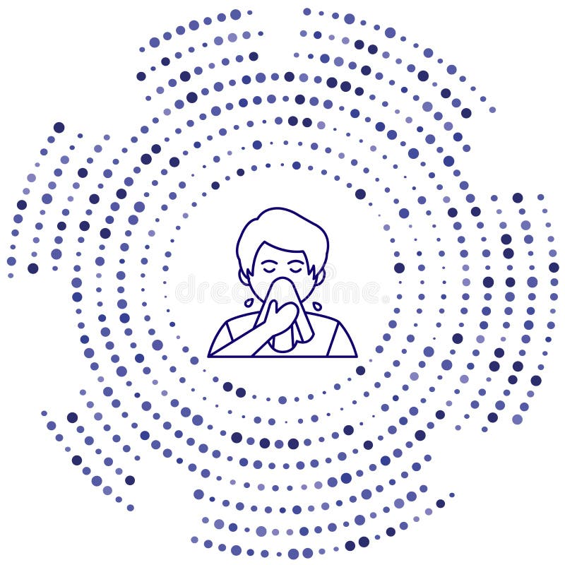 Sneeze Vector Icon. Sneeze Editable Stroke. Sneeze Linear Symbol for ...