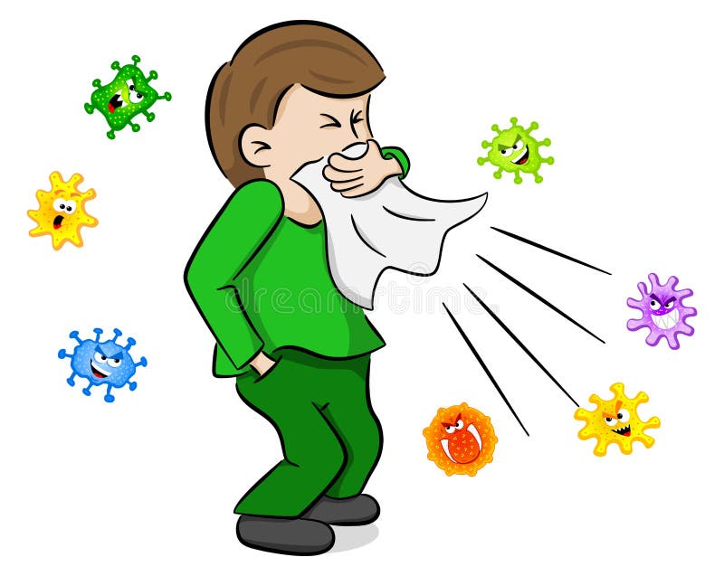 Pollen with hay fever stock vector. Illustration of allergens - 40256243