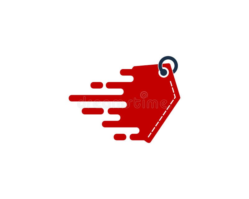 Snelheid Snel Het Winkelen Pictogram Logo Design Element Vector ...