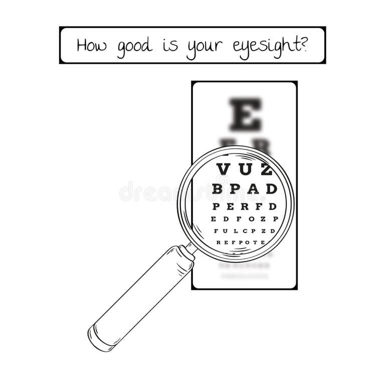 Blurred Chart Eye Test Stock Illustrations 74 Blurred Chart Eye Test