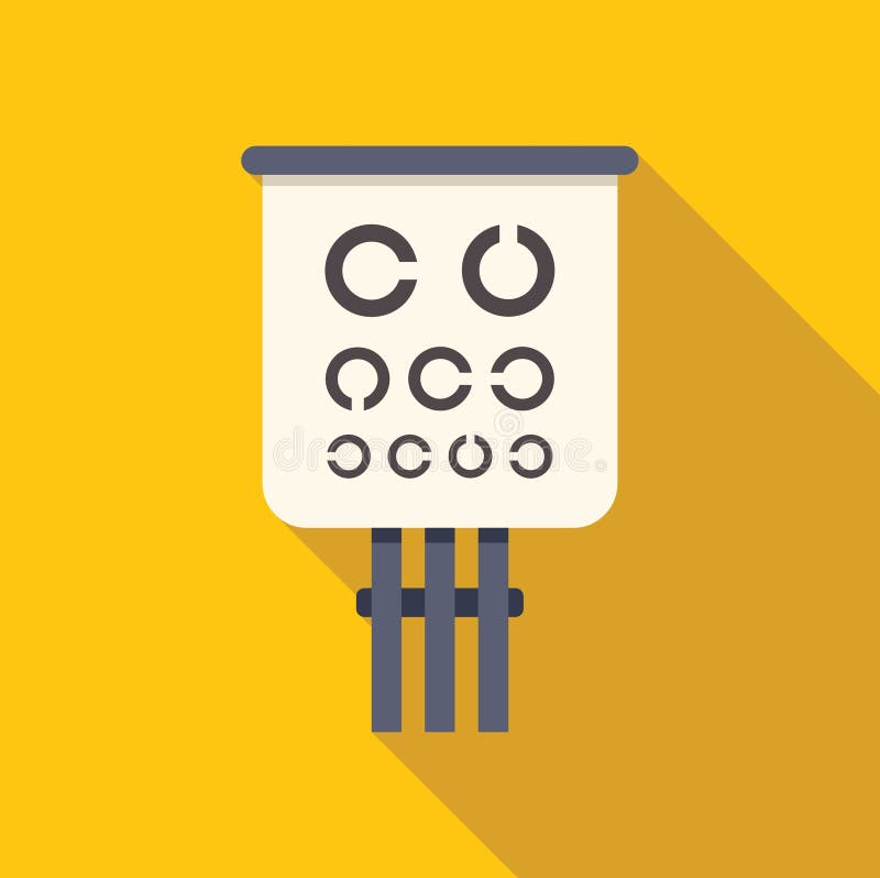Snellen Chart Presenting Different Letter Sizes for Eyesight Test Stock ...