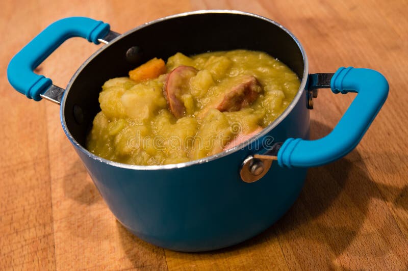 Snert stock image. Image of meat, sausage, boiled, dish - 43437775