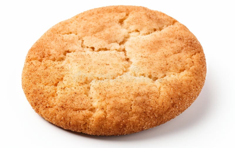 Snickerdoodle Cookies Isolated on White Background. Stock Illustration ...