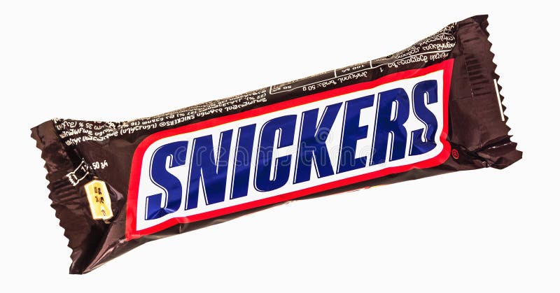 Snickers (by Mars) Chocolate Nut Bar Editorial Photography - Image of ...