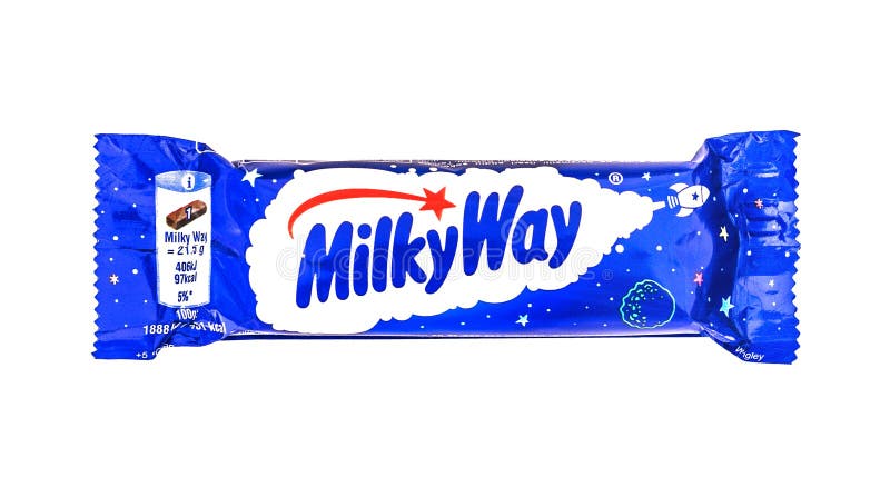 Milky Way (by Mars) Chocolate Bar Editorial Photography - Image of ...