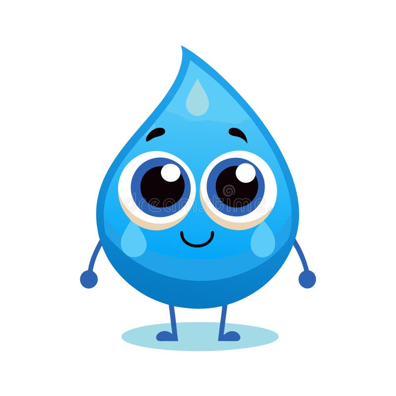 Sniffles the Curious Raindrop Curious Design Stock Vector ...