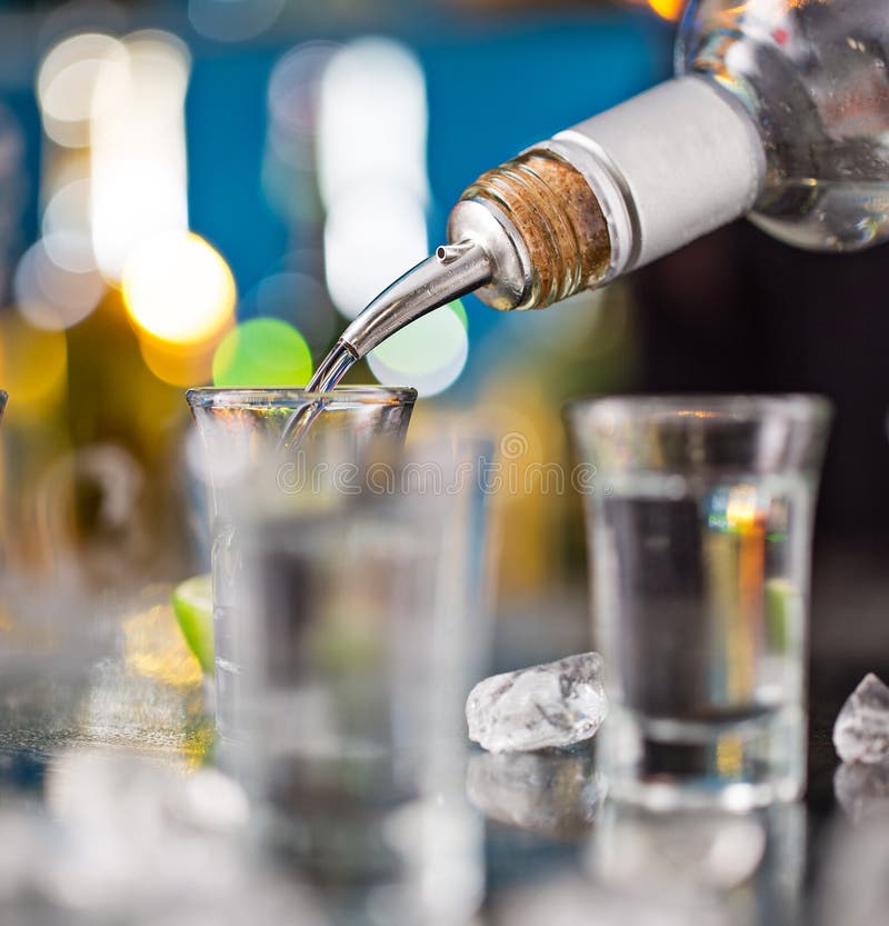 Snifters on bar desk stock photo. Image of alcoholic - 54267172
