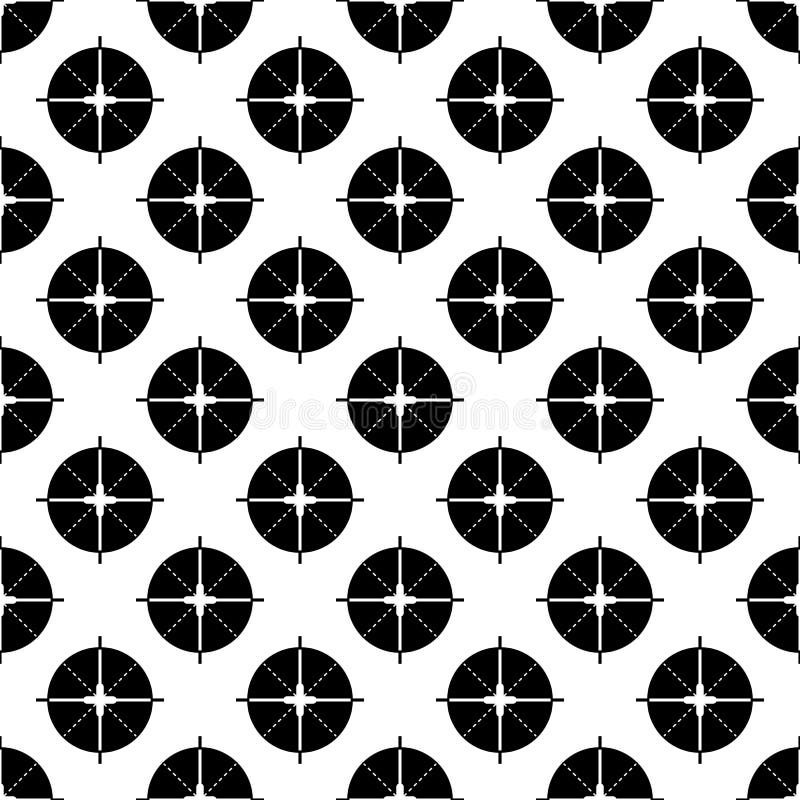 Sniper Aim Pattern Seamless Vector Stock Vector - Illustration of ...