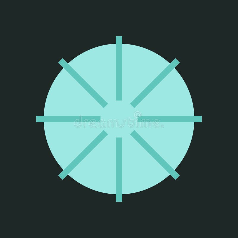 Sniper Aim Symbol Vector Design. Target Nolan Sign Vector Illustration ...