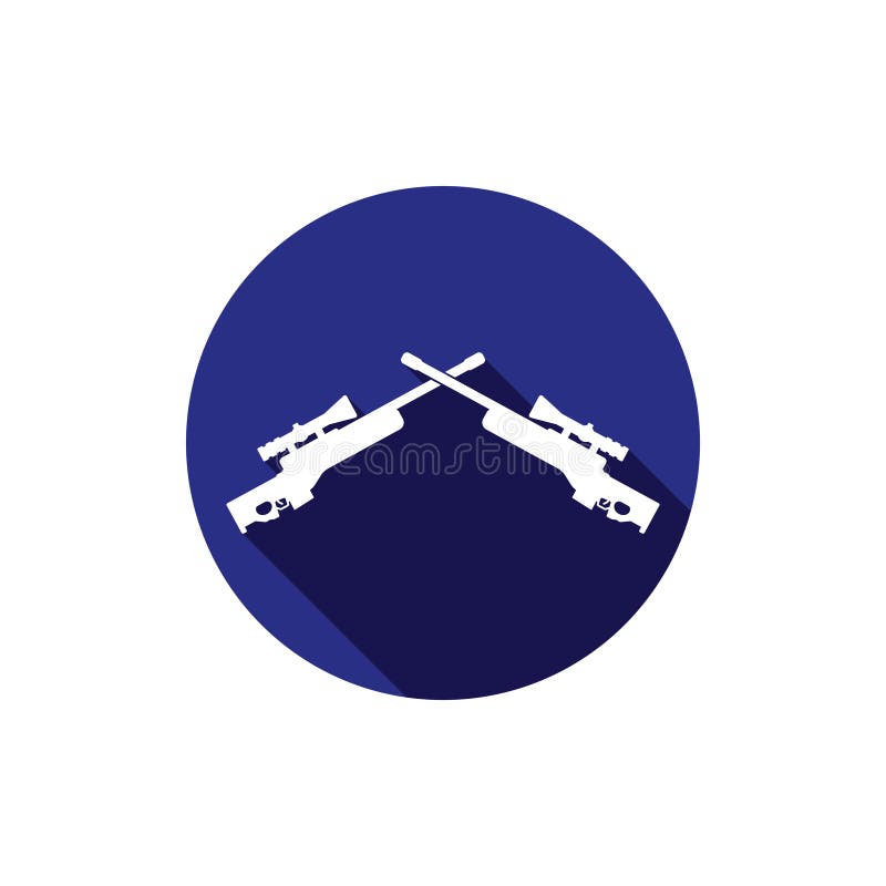 Sniper icon vector stock vector. Illustration of point - 285898627
