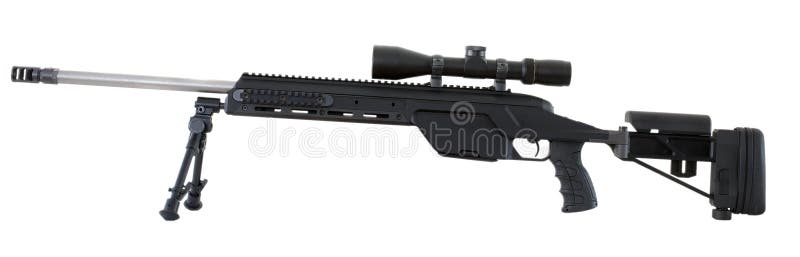 Sniper rifle stock photo. Image of steel, sniper, rifle - 13047332