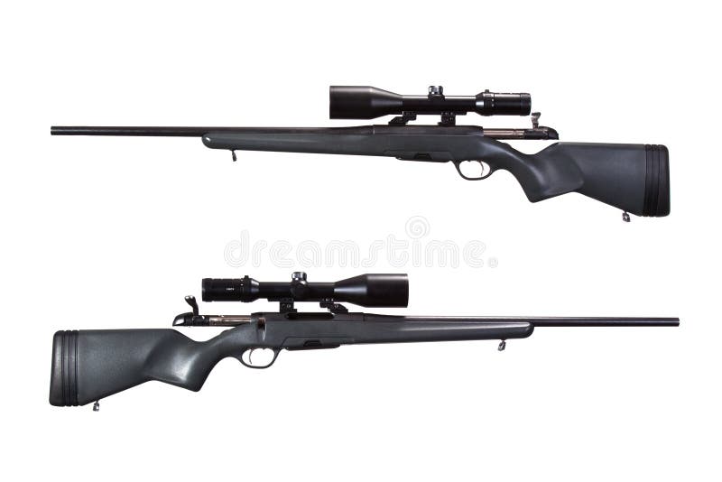 Sniper rifle stock photo. Image of hunter, military, aiming - 19624976