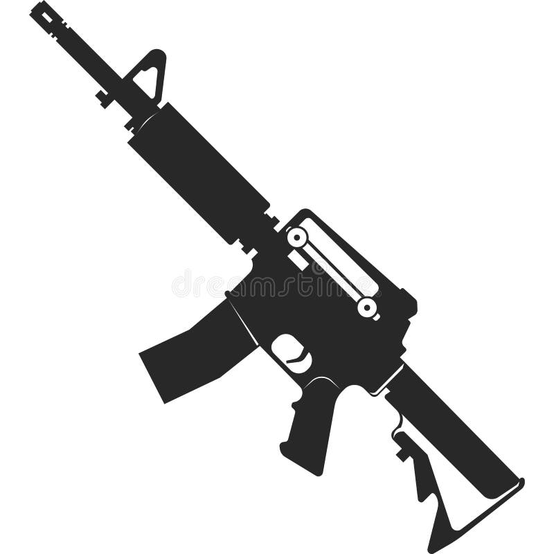 M4 Assault Rifle Stock Illustrations – 100 M4 Assault Rifle Stock ...