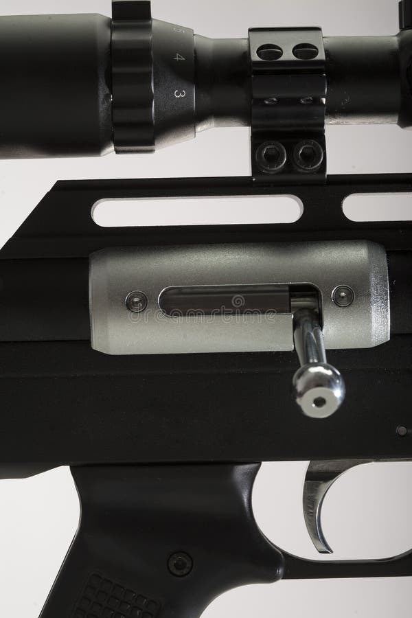 Sniper Rifle Scope Zoomed in Stock Image - Image of bullet, white: 79646529