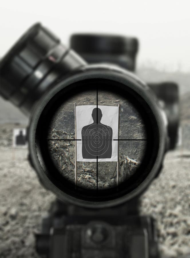 Sniper Rifle Scope View