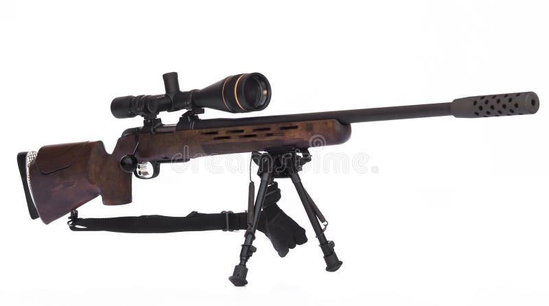 Old Sniper Rifle stock photo. Image of protection, shooting - 25399298
