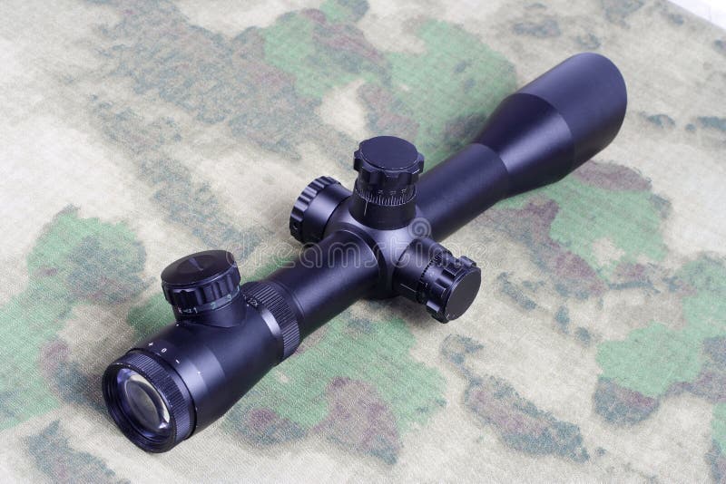 Sniper scope isolated stock photo. Image of accuracy - 112433166
