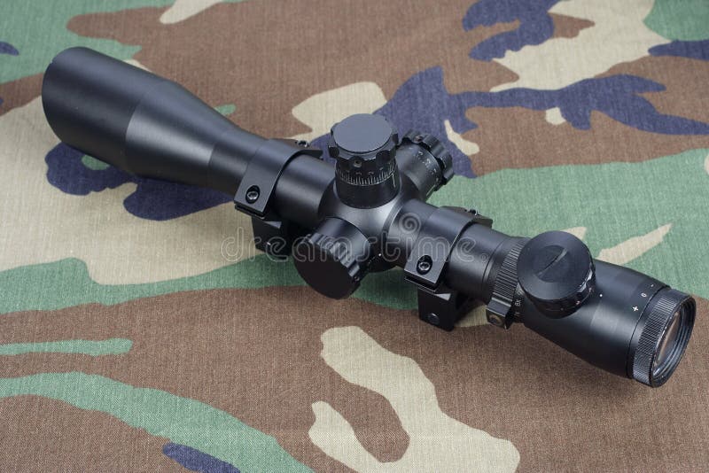 Sniper scope stock image. Image of magnification, armed - 112420993