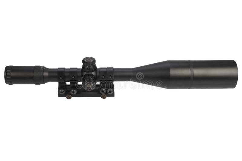 Sniper scope isolated stock photo. Image of accuracy - 112433166