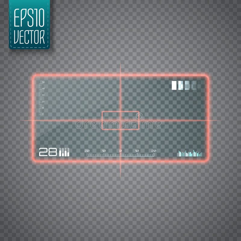 Sniper Scope . Neon Target Concept. Game Interface Element Stock Vector ... Sniper Scope . Neon Target Concept. Game Interface Element Stock Vector ...