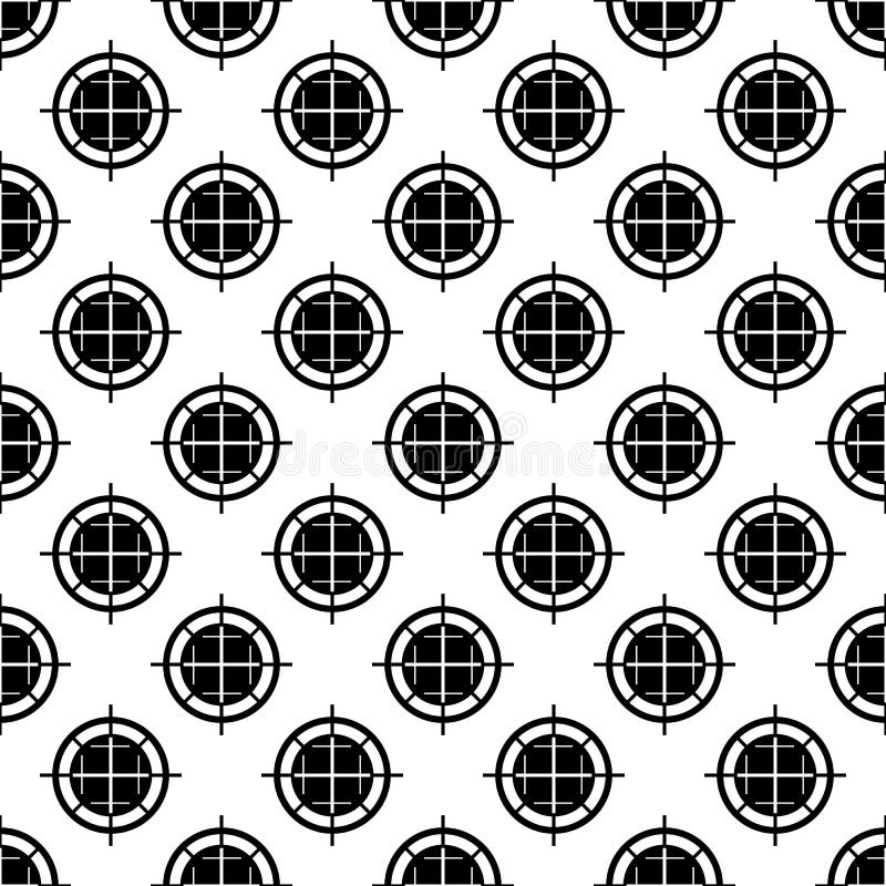 Sniper Shooting Pattern Seamless Vector Stock Vector - Illustration of ...