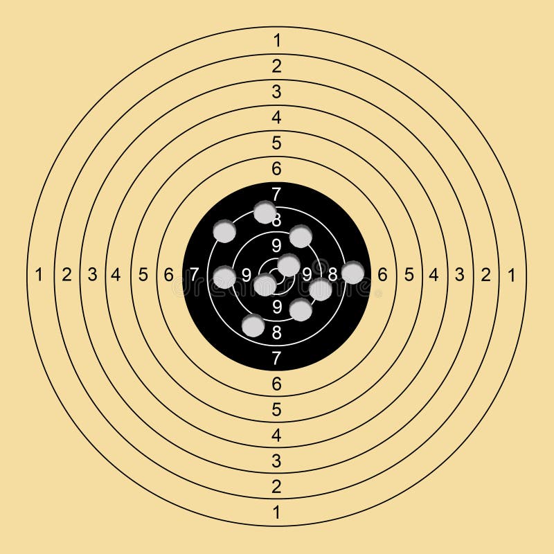 Sniper shooting target stock photo. Image of challenge - 195252134