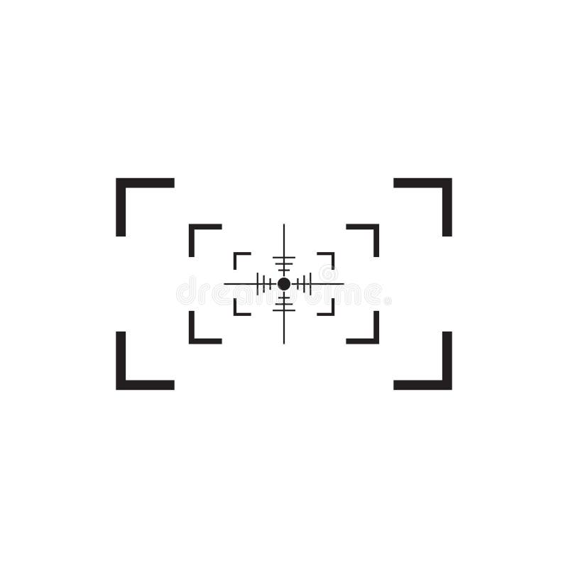 Sniper Sight Symbol Crosshair Target Logo Vector Stock Vector ...