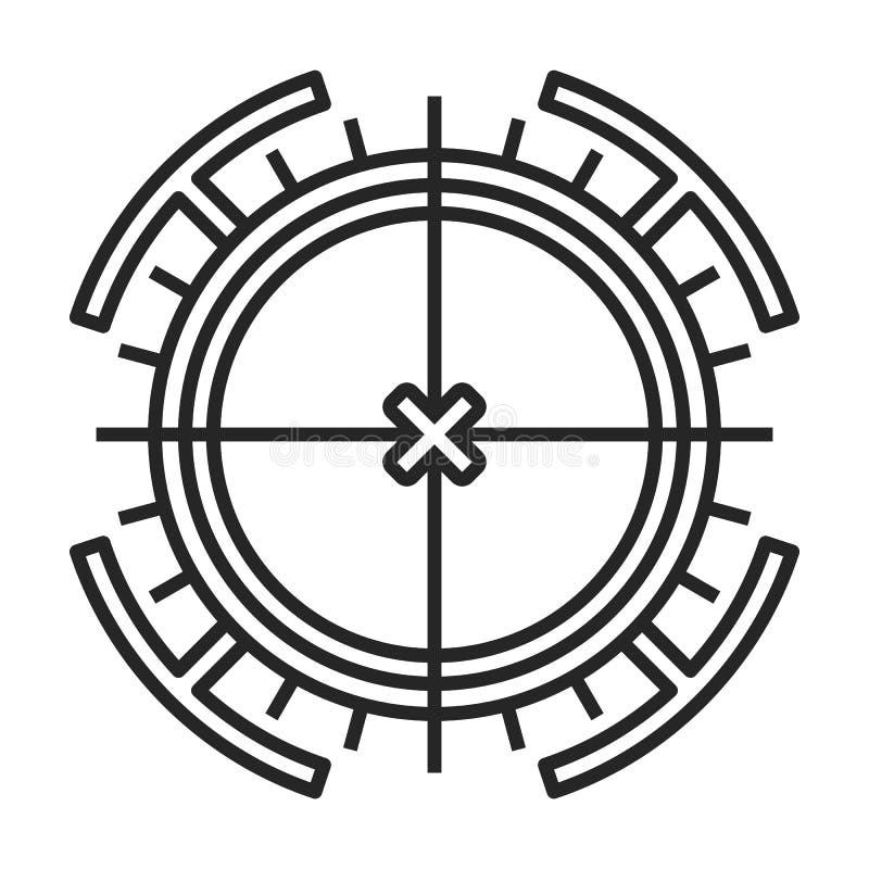 Outline Reticle Stock Illustrations – 239 Outline Reticle Stock ...
