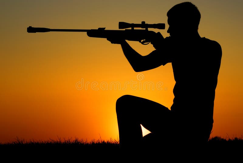 Sniper rifle scope stock photo. Image of zoom, weapon - 15037954