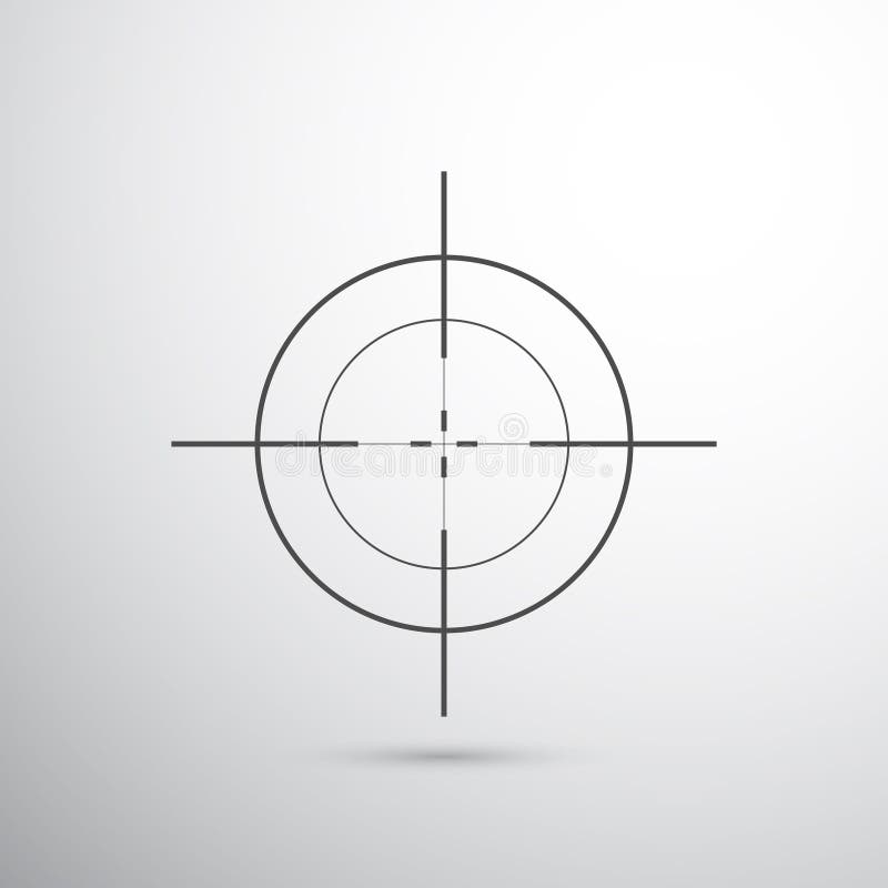 Sniper target stock vector. Illustration of focus, shoot - 102055424
