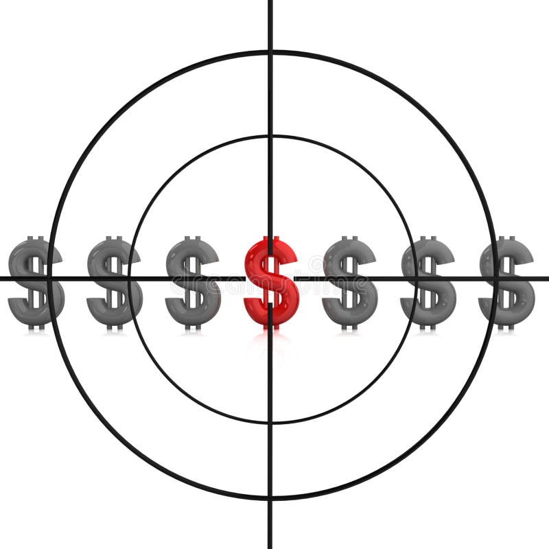 Dollar sign with chain stock illustration. Illustration of chain - 25069152