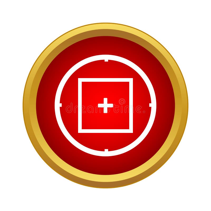 Target Scope Icon Logo Design Vector Template Stock Vector ...