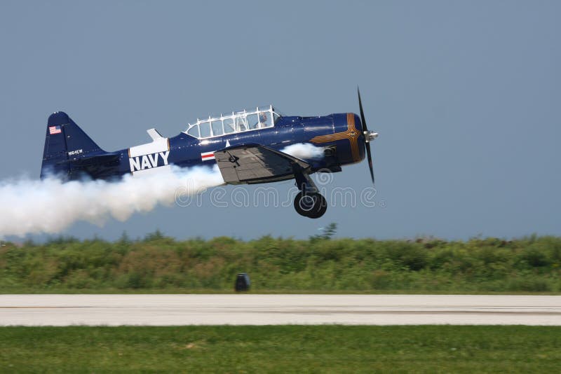SNJ-4 Navy Trainer editorial stock image. Image of plane - 21002209