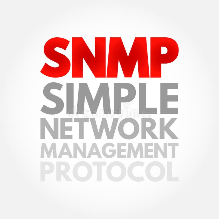 SNMP - Simple Network Management Protocol is an Internet Standard Protocol for Collecting and ...