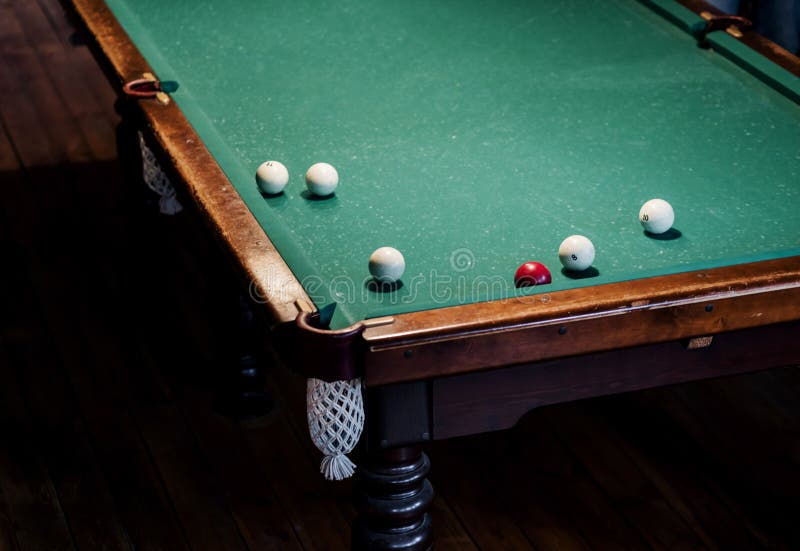 Snooker ball on table stock photo. Image of gamble, sport - 283047960