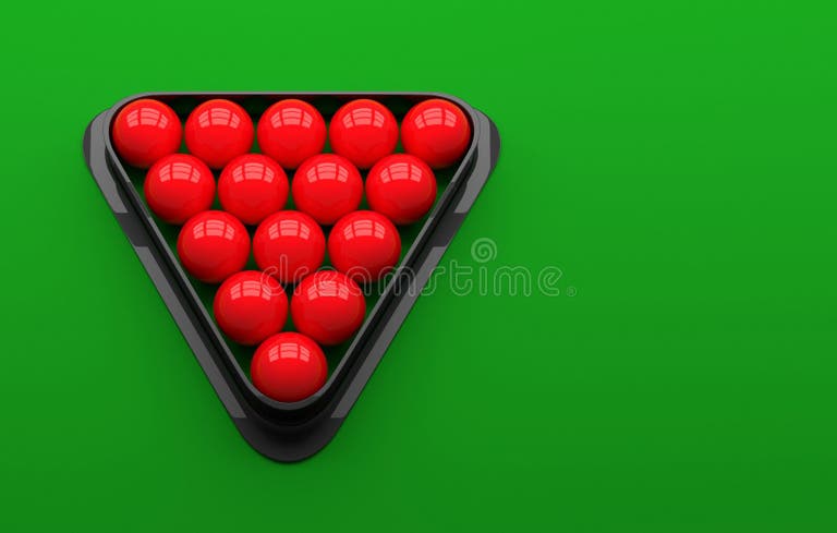 Snooker ball on the table stock illustration. Illustration of postcard ...