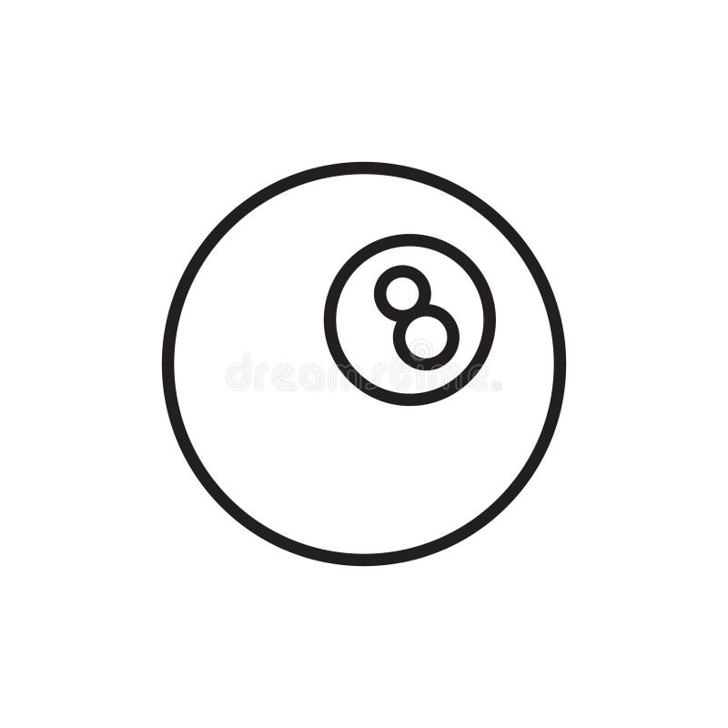 Snooker Ball. Vector Illustration Decorative Design Stock Vector ...