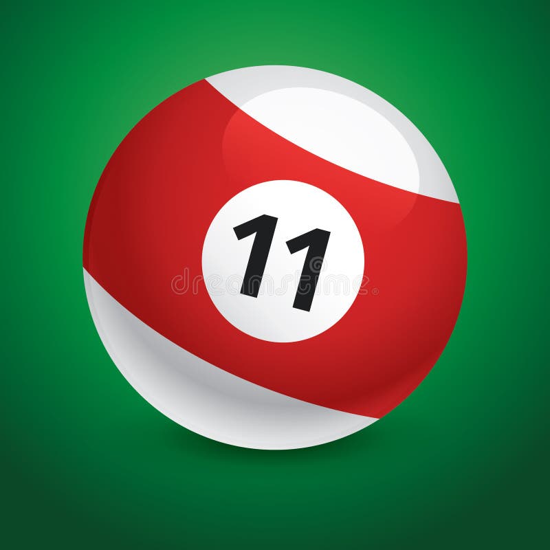 Snooker Ball. Vector Illustration Decorative Design Stock Vector ...