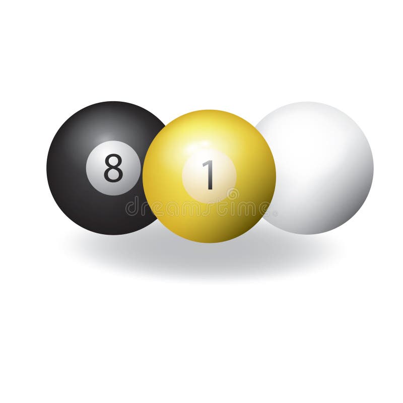 Snooker Balls. Vector Illustration Decorative Design Stock Vector ...