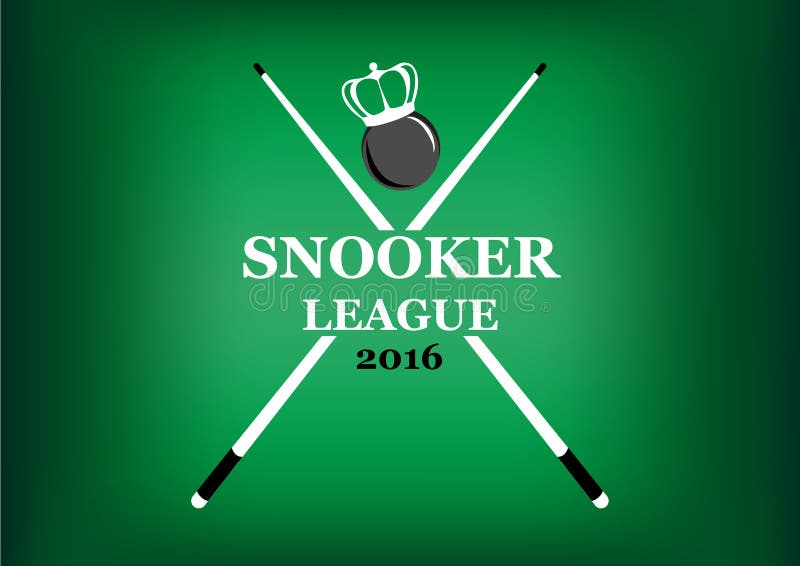 Snooker Emblem. Vector Illustration Decorative Design Stock Vector ...