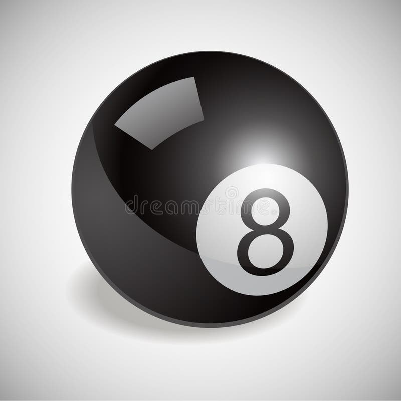 Oracle 8 Ball stock vector. Illustration of help, questions - 1855171
