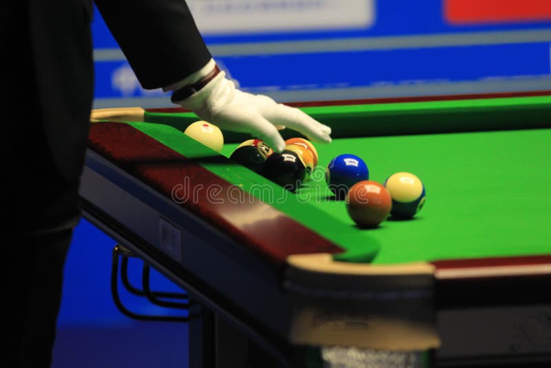 Snooker pool stock image. Image of judge, play, snooker - 190350073