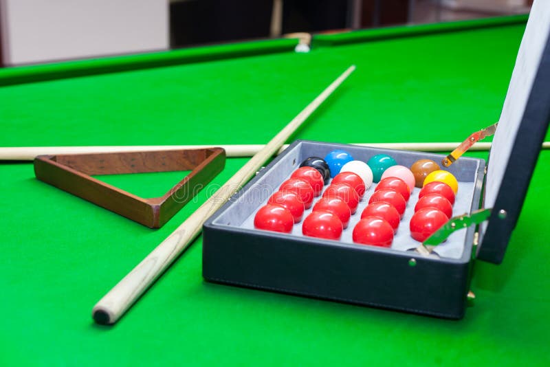 Snooker set stock photo. Image of group, recreational - 61867832