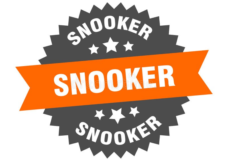 Snooker Sign. Snooker Circular Band Label. Snooker Sticker Stock Vector ...